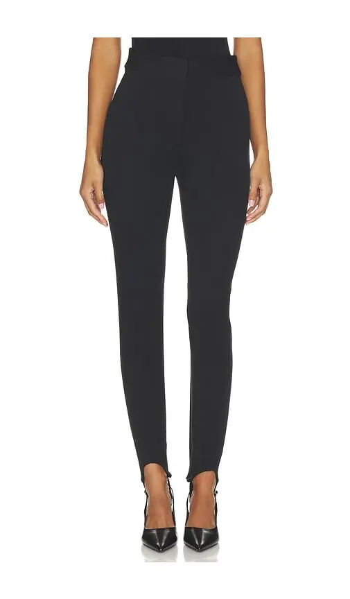 Veronica Beard Landren Stirrup Pant - Black