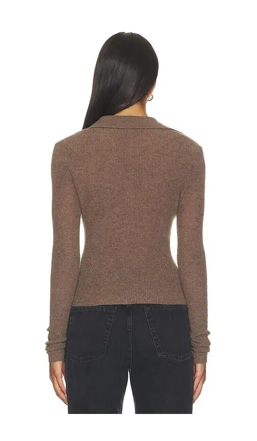 Citizens Of Humanity Paloma Cardigan Sweater In Brown - Mushroom