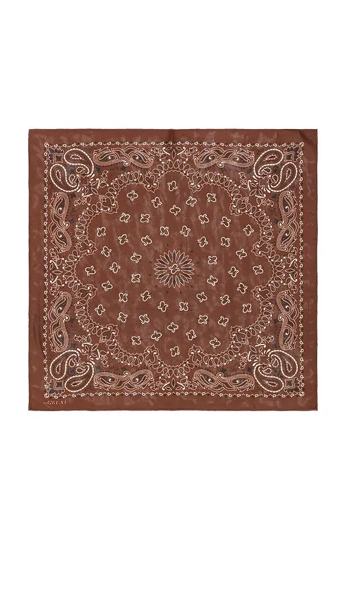 The Great. The Silk Bandana In Brown