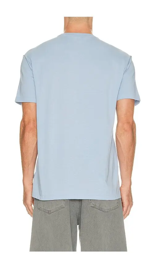 Polo Ralph Lauren Short Sleeve Crewneck Pocket T-shirt In Blue - Chambray Blue