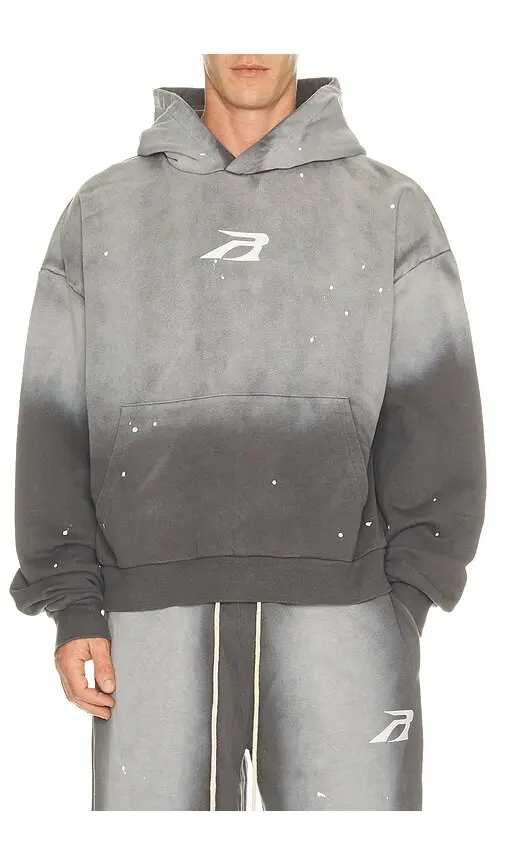 RYOKO RAIN Vintage Artist Hoodie In Grey