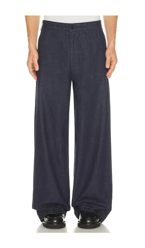 LEVI'S Blue Tab Wide Leg Flyer Jeans In Magic Rinse In Blue