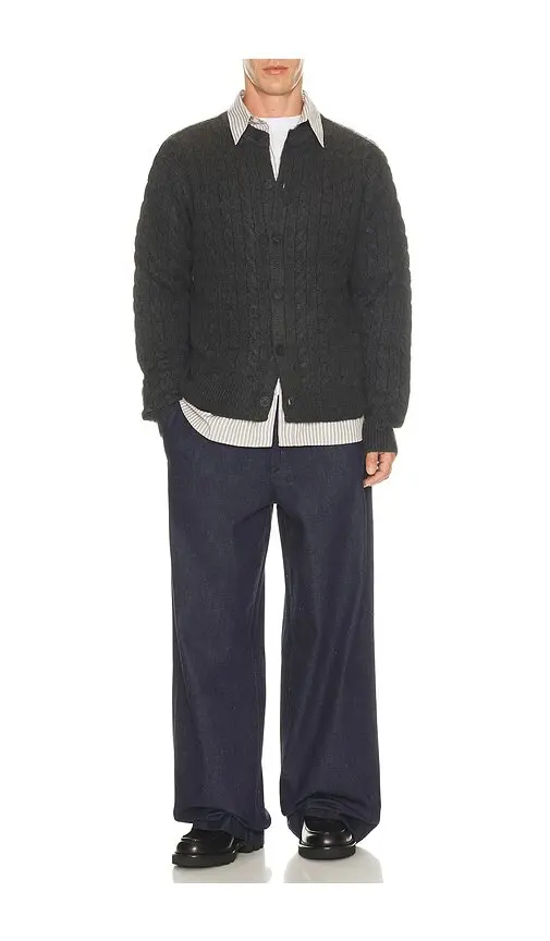 LEVI'S Blue Tab Wide Leg Flyer Jeans In Magic Rinse In Blue