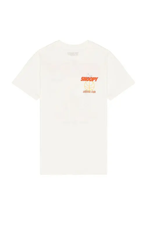 THE FORECAST AGENCY Peanuts Athletic Tee In White