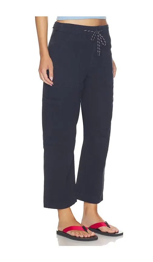 PISTOLA Sabrina Curved Utility Pant In Navy