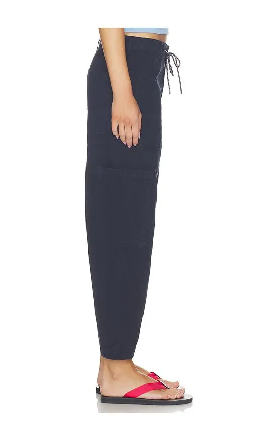 PISTOLA Sabrina Curved Utility Pant In Navy
