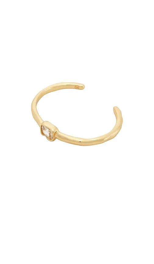 Ettika Molten Crystal Cuff In Metallic