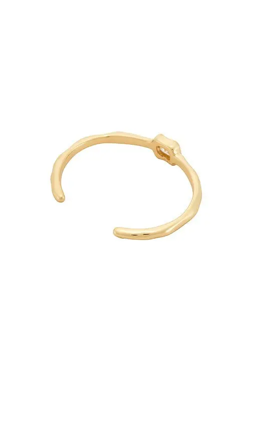 Ettika Molten Crystal Cuff In Metallic