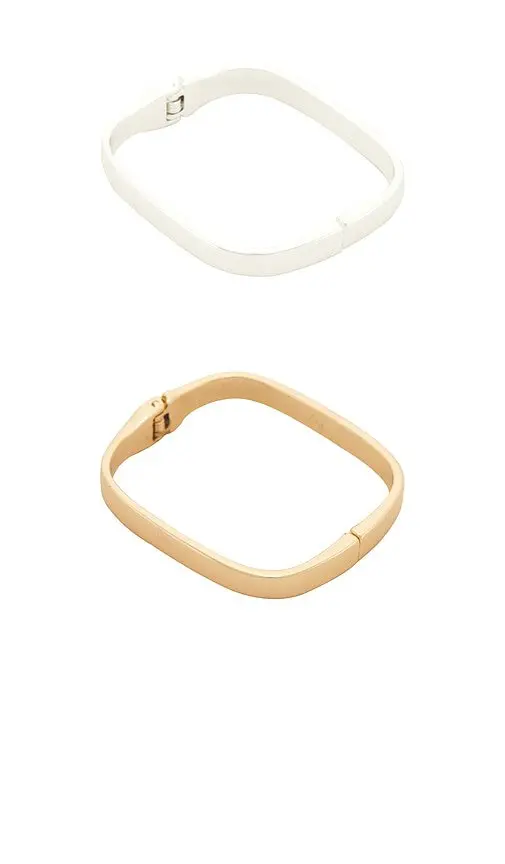 Ettika Rounded Square Cuff Set