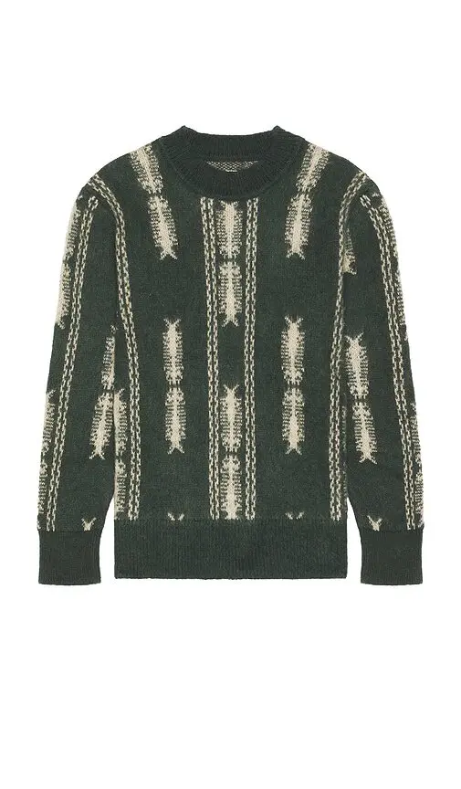 Oas Siva Pino Crewneck Sweater In Green