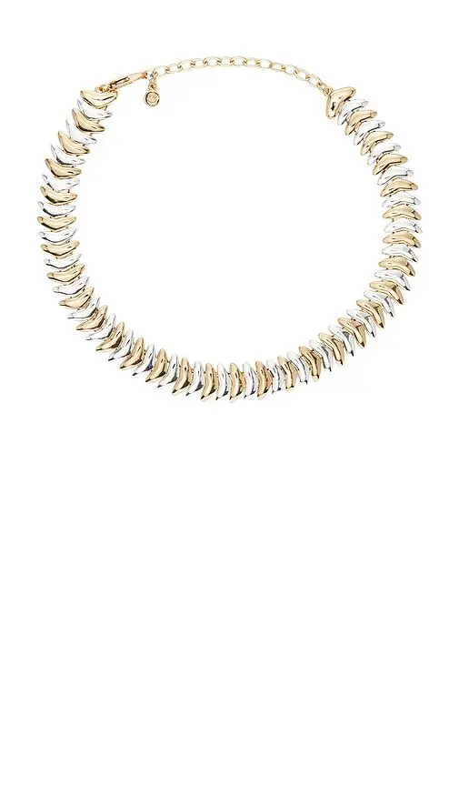Ettika Metal Moderna Necklace In Metallic