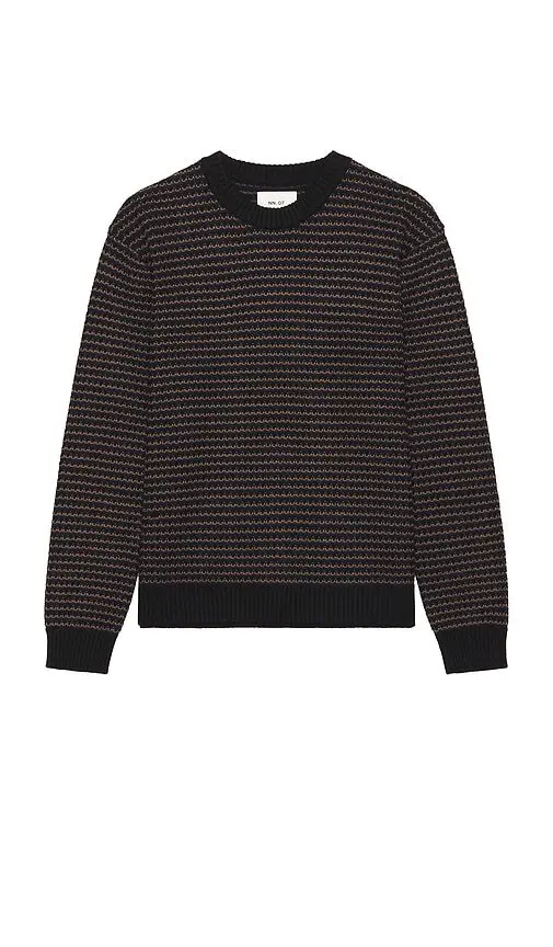 Nn07 Russell Crew 60071 In Blue - Navy Multi