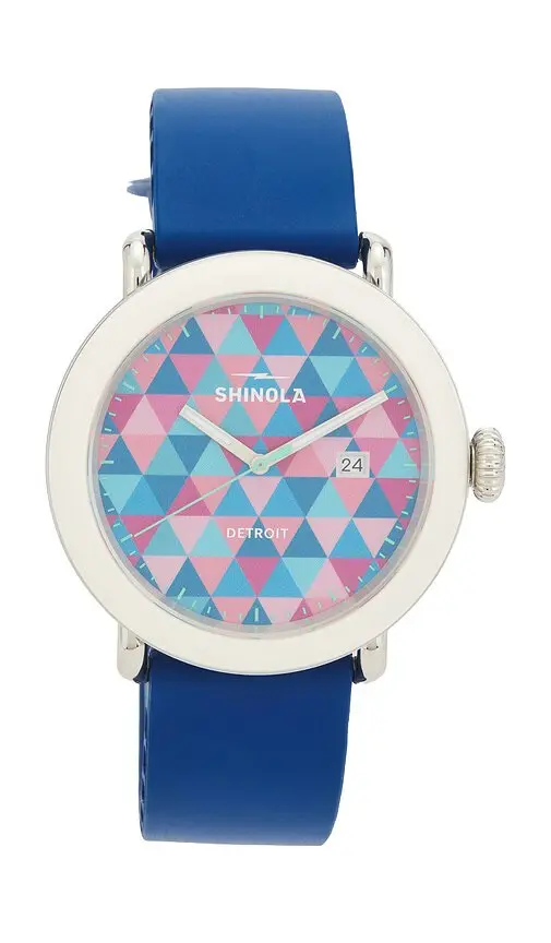 Shinola Detrola 3hd 41mm Watch - Blue
