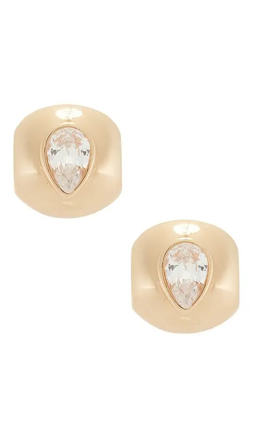 Ettika Glowing Gem Earrings In Metallic