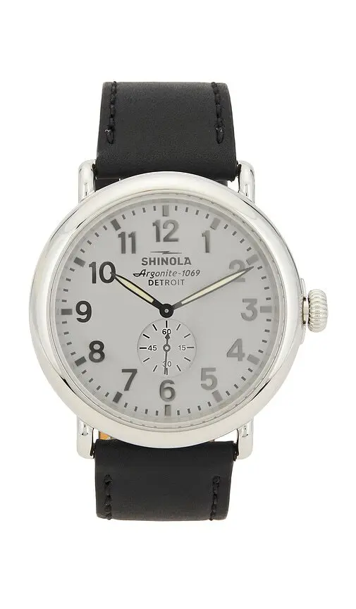 Shinola Runwell Sub Second 47mm Watch - Black