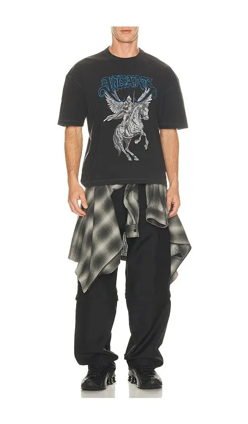 ALLSAINTS Vanguard Short Sleeve Tee In Black
