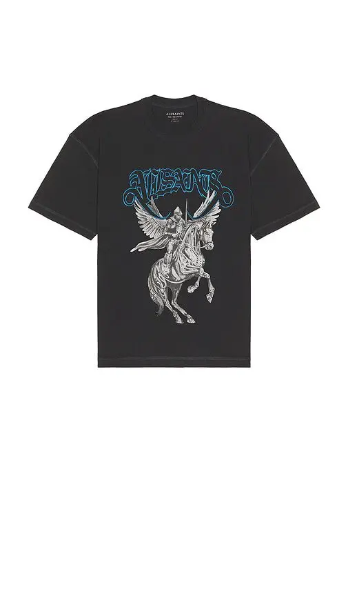ALLSAINTS Vanguard Short Sleeve Tee In Black