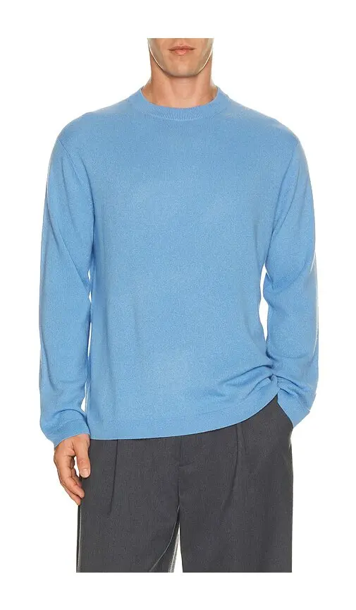 LISA YANG Mason Sweater In Blue - Azure