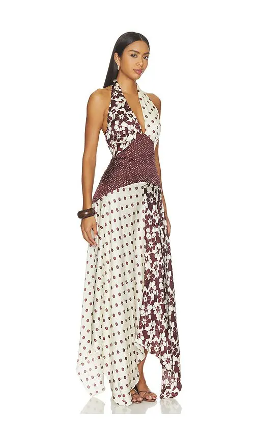 ROAME. Miranda Dress In Brown