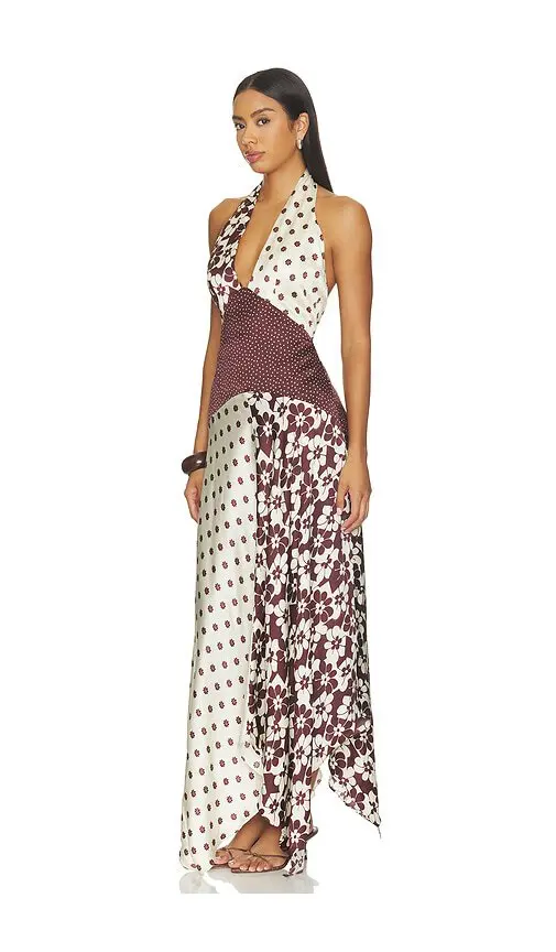 ROAME. Miranda Dress In Brown