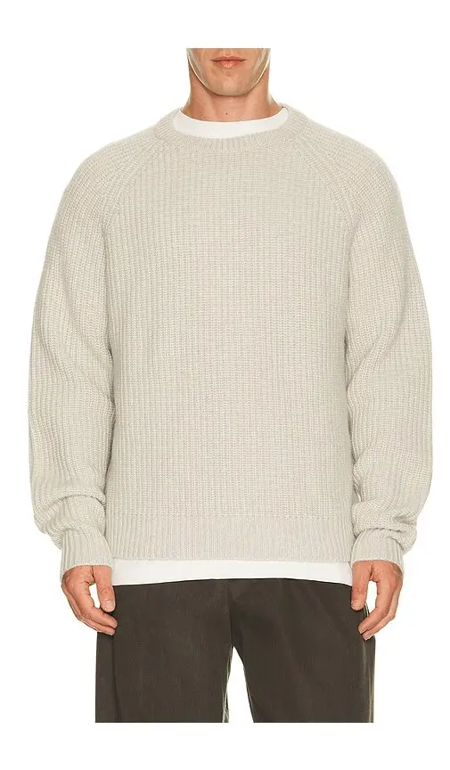 LISA YANG Soren Sweater In Cream - Oyster