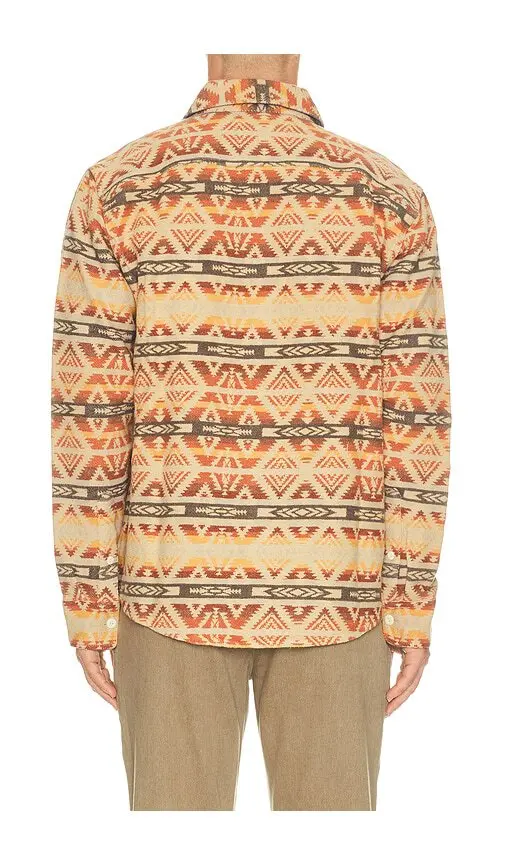 Faherty Brand Lehi Canyon Overshirt In Orange