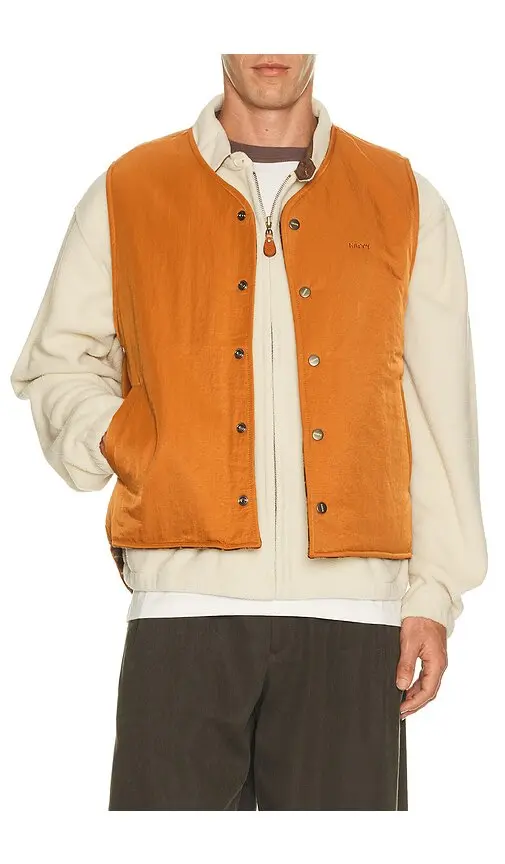KAPPY DESIGN Reversible Nylon Check Vest