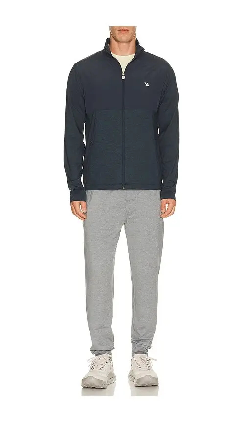 Vuori Sunday Element Track Jacket In Blue