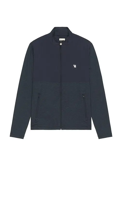 Vuori Sunday Element Track Jacket In Blue