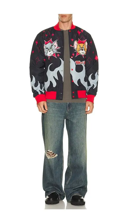 REASON Tom & Jerry Varsity Jacket