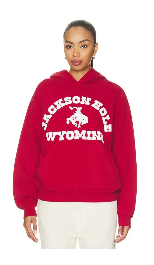 DIAMOND CROSS RANCH Summer 2026 Hoodie In Red - Dark Red