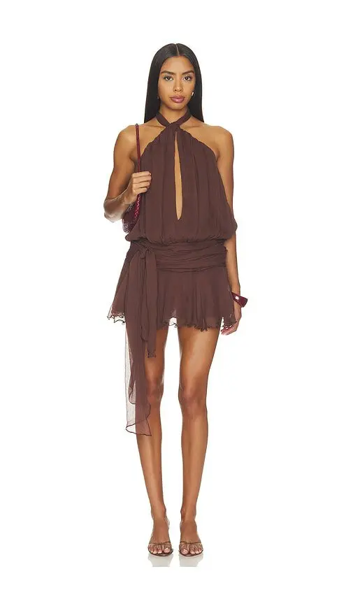 Tularosa Etta Mini Dress - Brown