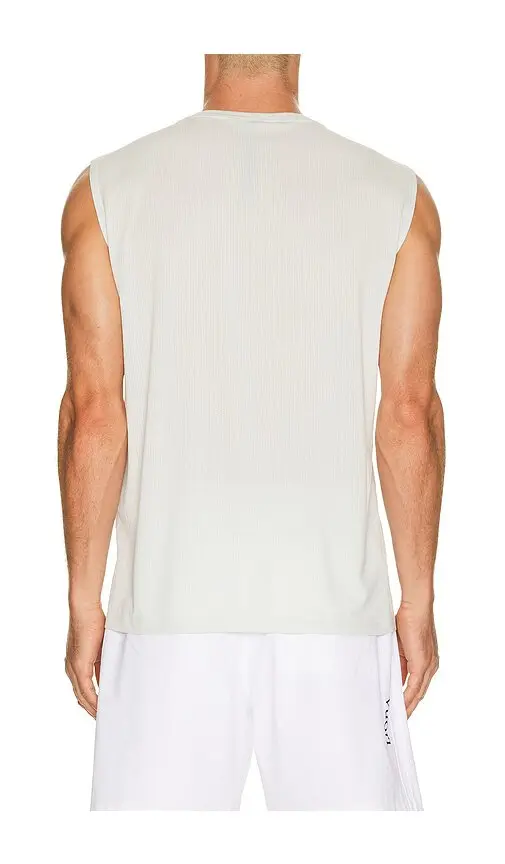Vuori Sleeveless Strato Breathe Tank In Blue