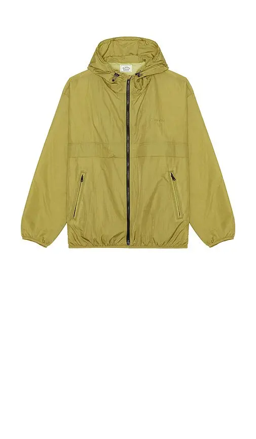 KAPPY DESIGN Nylon Sun Guard Windbreaker In Green