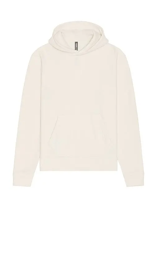 Vuori Beach Fleece Pullover Hoodie In Cream