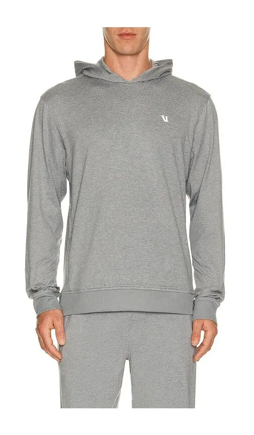 Vuori Ponto Pullover Hoodie In Grey