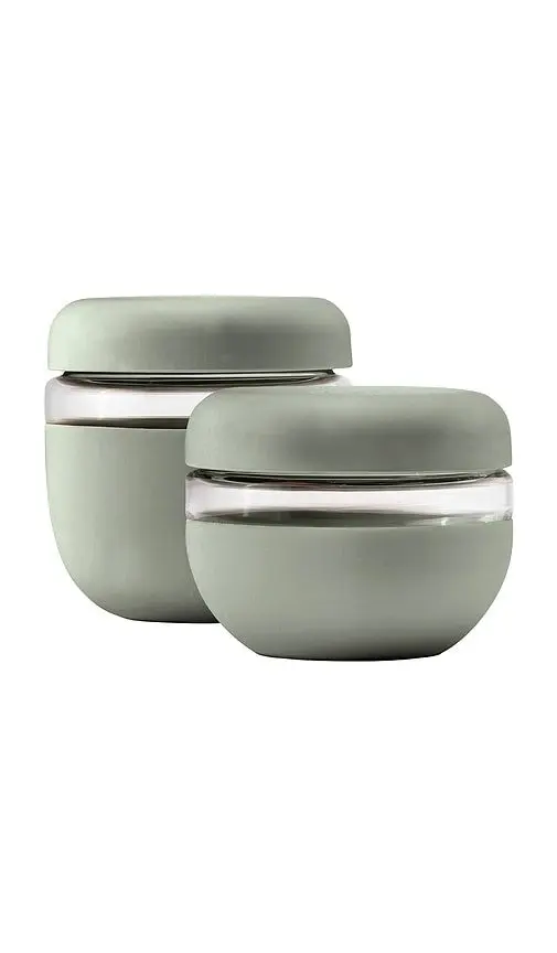 W & P Glass Seal Tight Bowl 16oz In Green