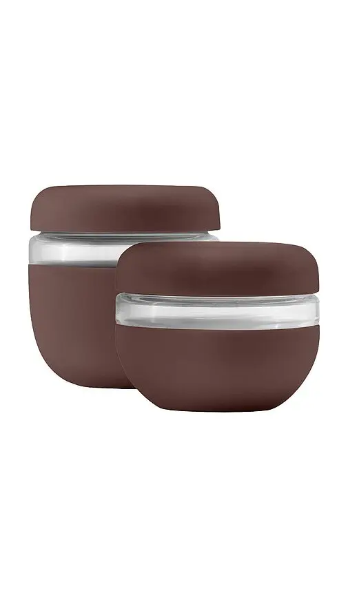 W & P Glass Seal Tight Bowl 24oz In Brown