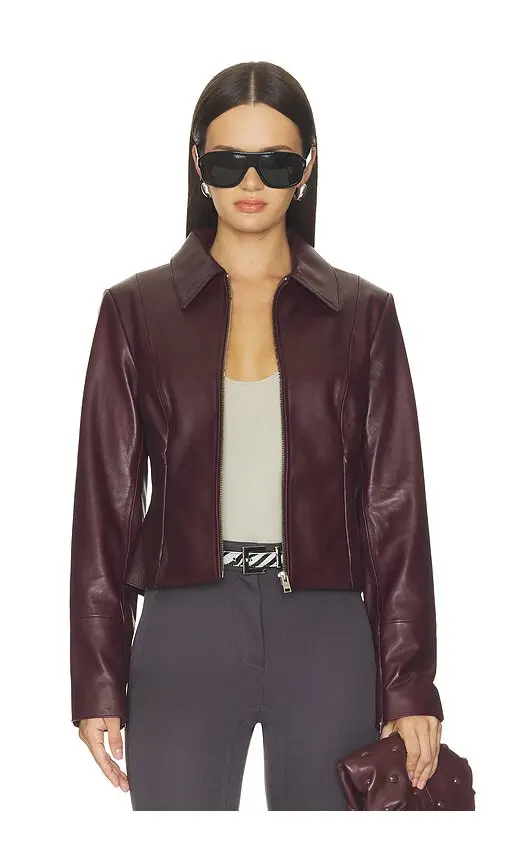 LAMARQUE Oceana Jacket In Wine