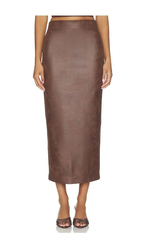 NIA Elodie Skirt In Chocolate