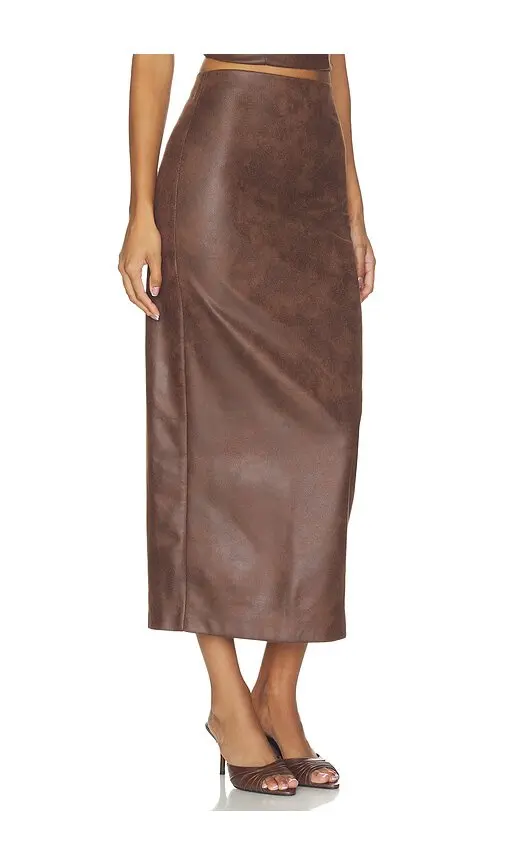 NIA Elodie Skirt In Chocolate