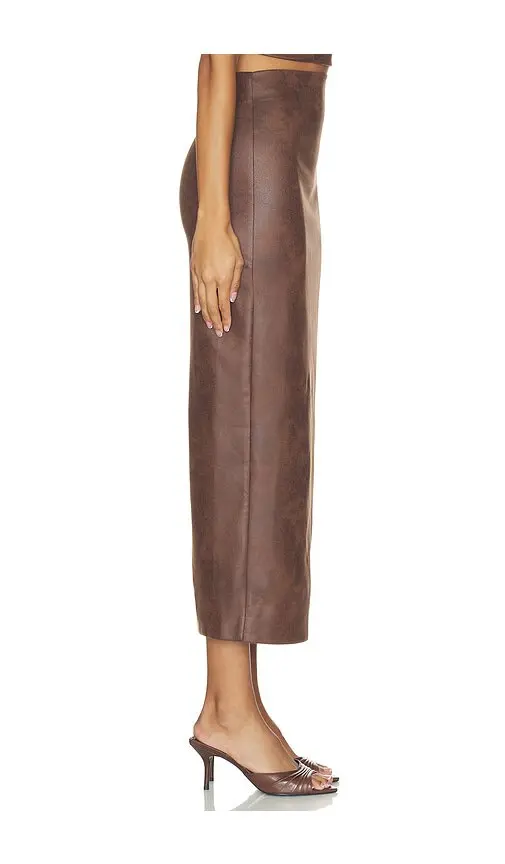 NIA Elodie Skirt In Chocolate