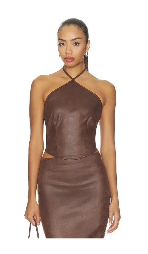 NIA Penrose Top In Chocolate
