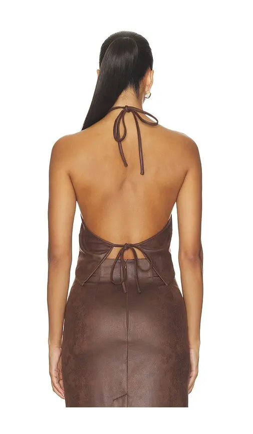 NIA Penrose Top In Chocolate