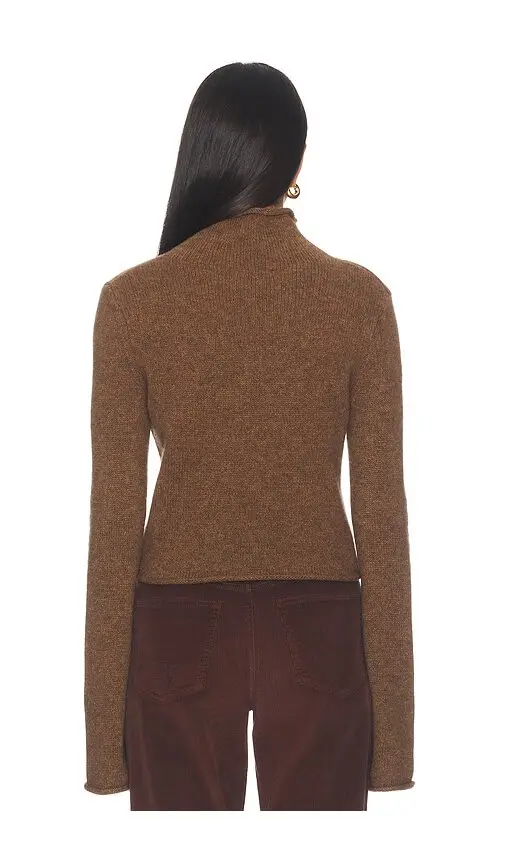 Joe's Jeans The Jane Roll Neck Sweater In Brown