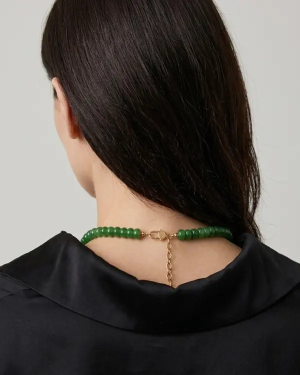 SOPHIE BLAKE Eleni Necklace Green Onyx
