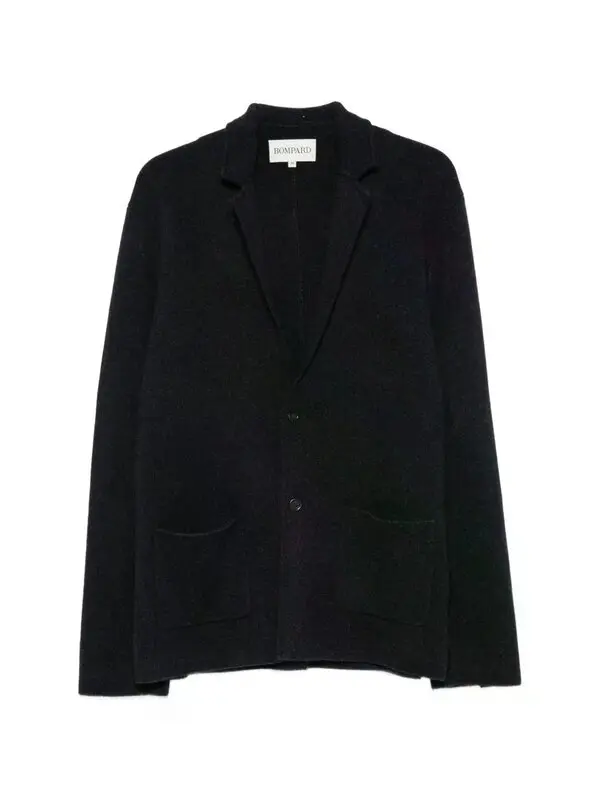 Eric Bompard Piqué-knit Patch-pocket Blazer