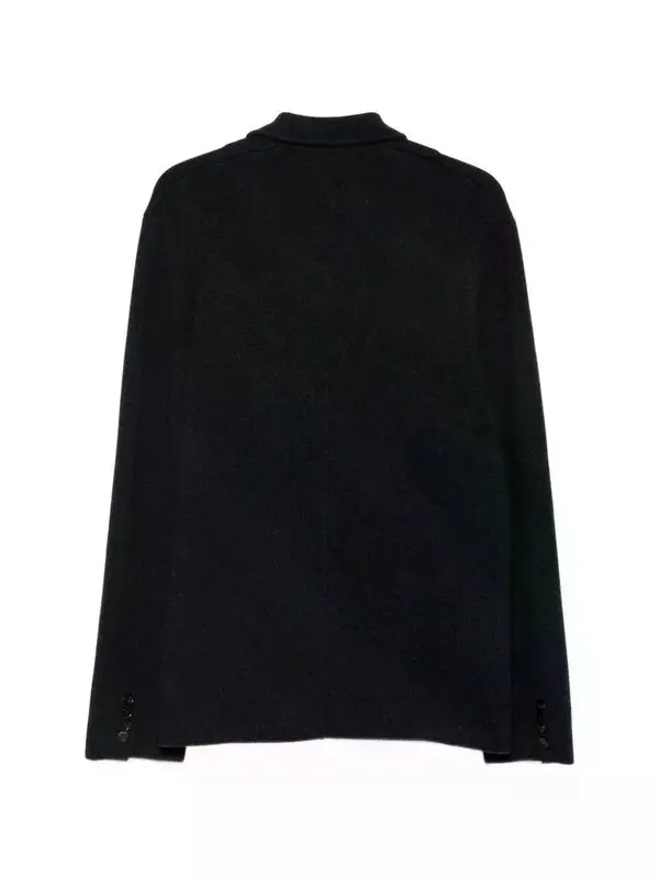 Eric Bompard Piqué-knit Patch-pocket Blazer