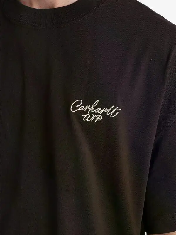 Carhartt Work In Progress Script Logo-embroidered T-shirt