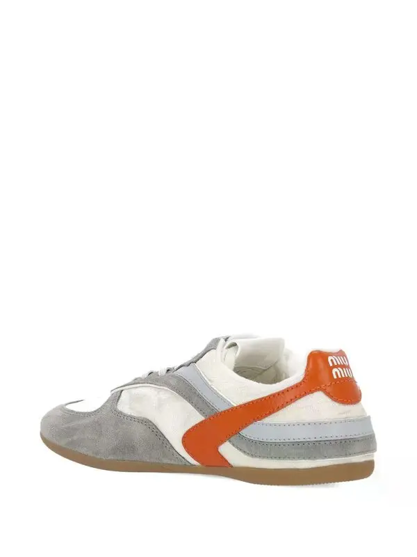 Miu Miu Gymnasium Panelled Sneakers - Grey